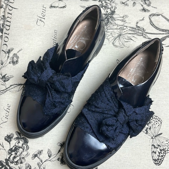 Agl | Shoes | Attilio Giusti Leombruni Patent Bow Slip On Platform Shoe ...